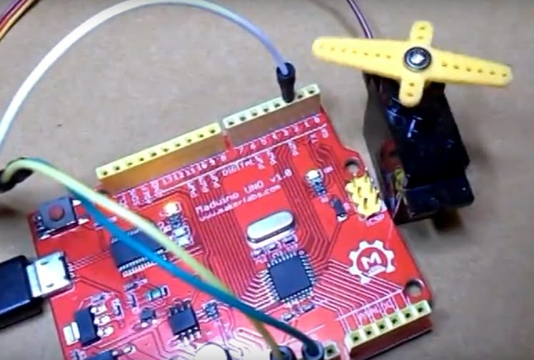 Connect Arduino Uno To Servo Motor Visuino Visual Development For Arduino