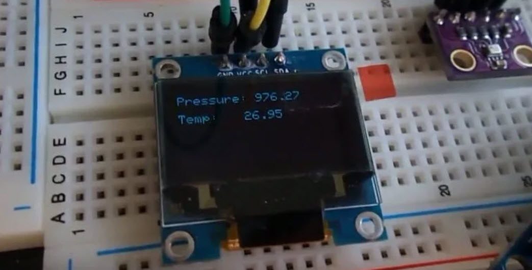 How To Use Bmp280 Pressure And Temperature Sensor Visuino Visual Development For Arduino