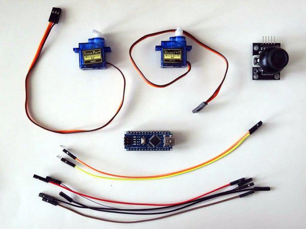 How To Control Servos With Joystick Visuino Visual Development For Arduino