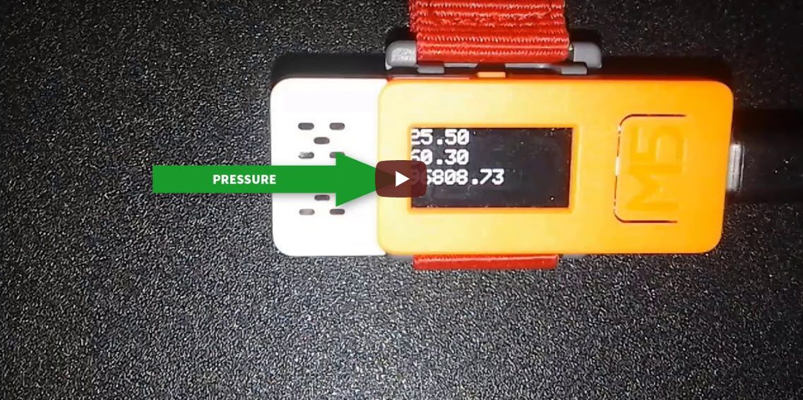 M5StickC How to Display Temperature, Humidity and Pressure - Visuino - Visual Development for ...