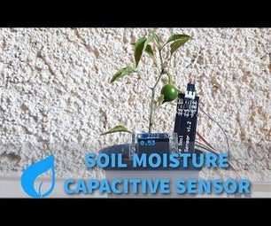 Arduino Plant Monitor With Soil Capacitive Sensor - Visuino - Visual Development for Arduino