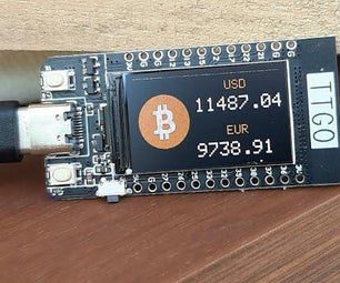 GET BITCOIN LIVE PRICE TTGO ESP32 - Visuino - Visual Development for Arduino