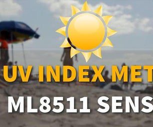 UV Index Meter Using the ML8511 ULTRAVIOLET Sensor Arduino - Visuino - Visual Development for ...