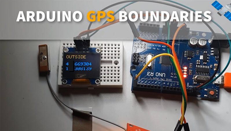 Make Gps Border Boundaries Using Arduino Visuino Visual Development For Arduino