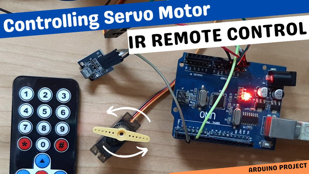 Controlling Servo Motor With Ir Remote Using Arduino Visuino Visual Development For Arduino