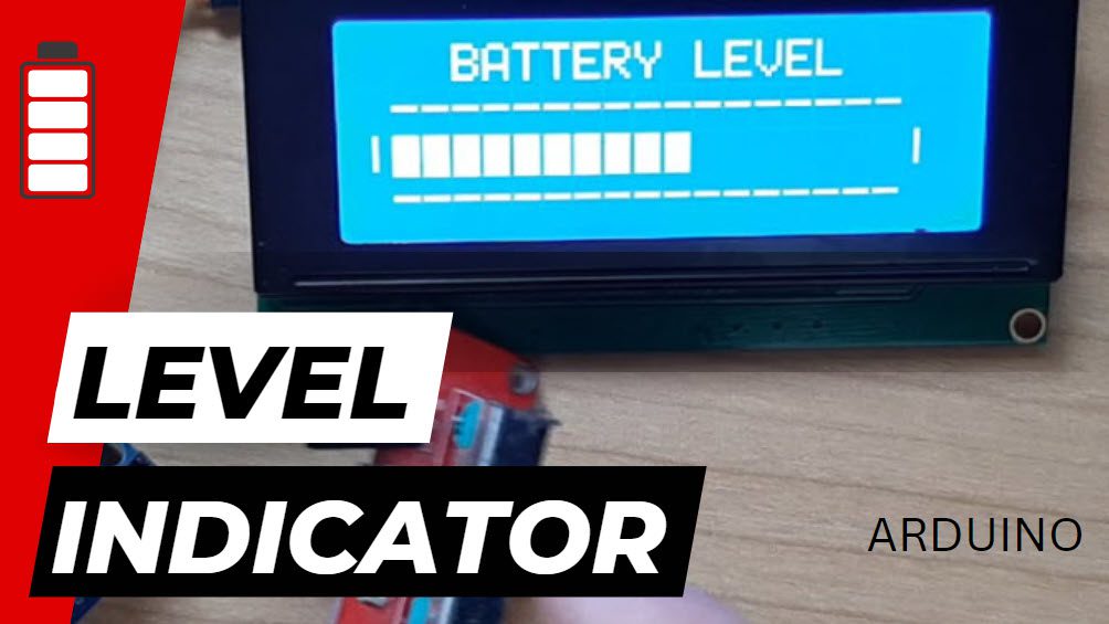 Simple Lcd Battery Level Indicator 20×4 I2c Visuino Visual Development For Arduino