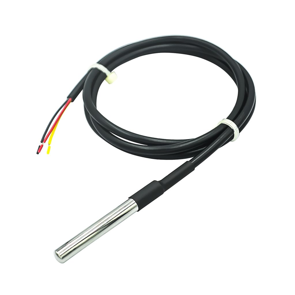 How To Use Ds18b20 Waterproof Temperature Sensor With Arduino Visuino