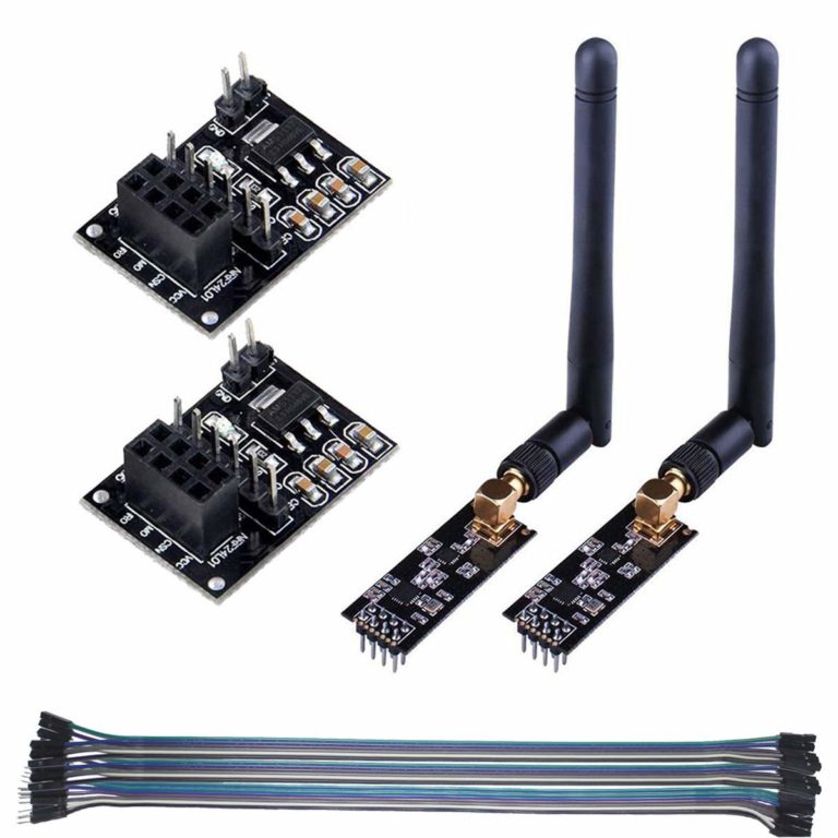Nrf24l01 Wireless Servo Motor Control With Joystick Visuino Visual Development For Arduino