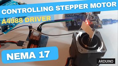 Control NEMA 17 Stepper Motor With A4988 Driver and Arduino - Visuino - Visual Development for ...