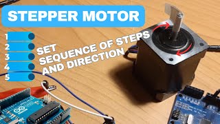 NEMA 17 Stepper Motor Set Sequence of Steps, Speed & Direction With A4988 Driver and Arduino ...