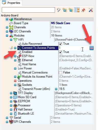 M5stack Core Esp32 Get Time And Date From The Internet Visuino Visual Development For Arduino