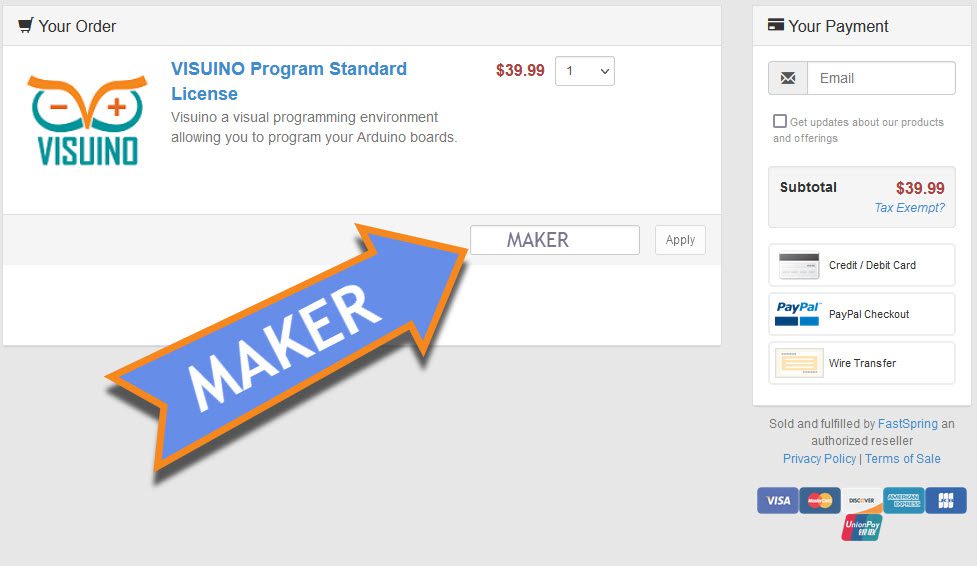 MAKER FAIRE SPECIAL OFFER - Visuino - Visual Development for Arduino MAKER FAIRE SPECIAL OFFER - Visuino - Visual Development for Arduino