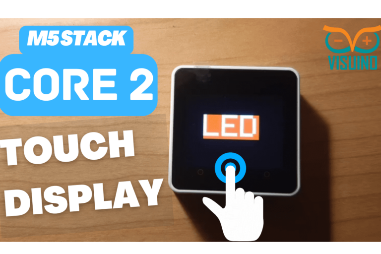 ESP32 LED toggle - Visuino - Visual Development for Arduino