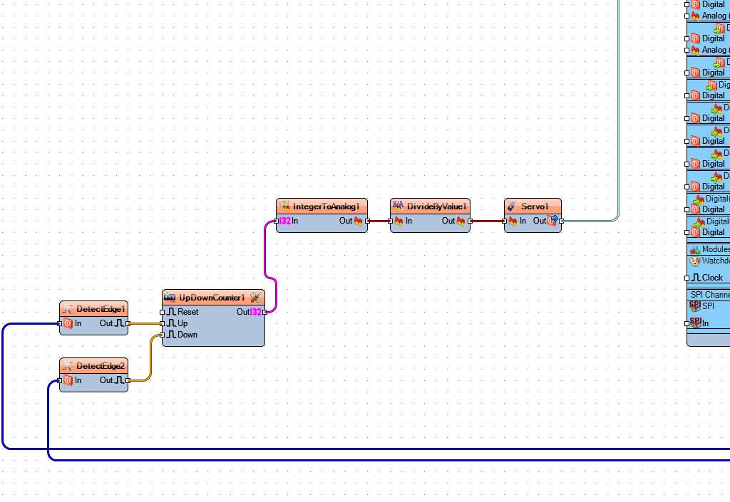 Arduino Control Servo Motor Position With Buttons - Visuino - Visual Development for Arduino