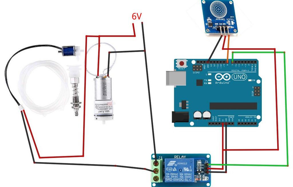 How to Control Vacuum Pump Air Pump Suction for Robotic Arm - Visuino - Visual Development for ...