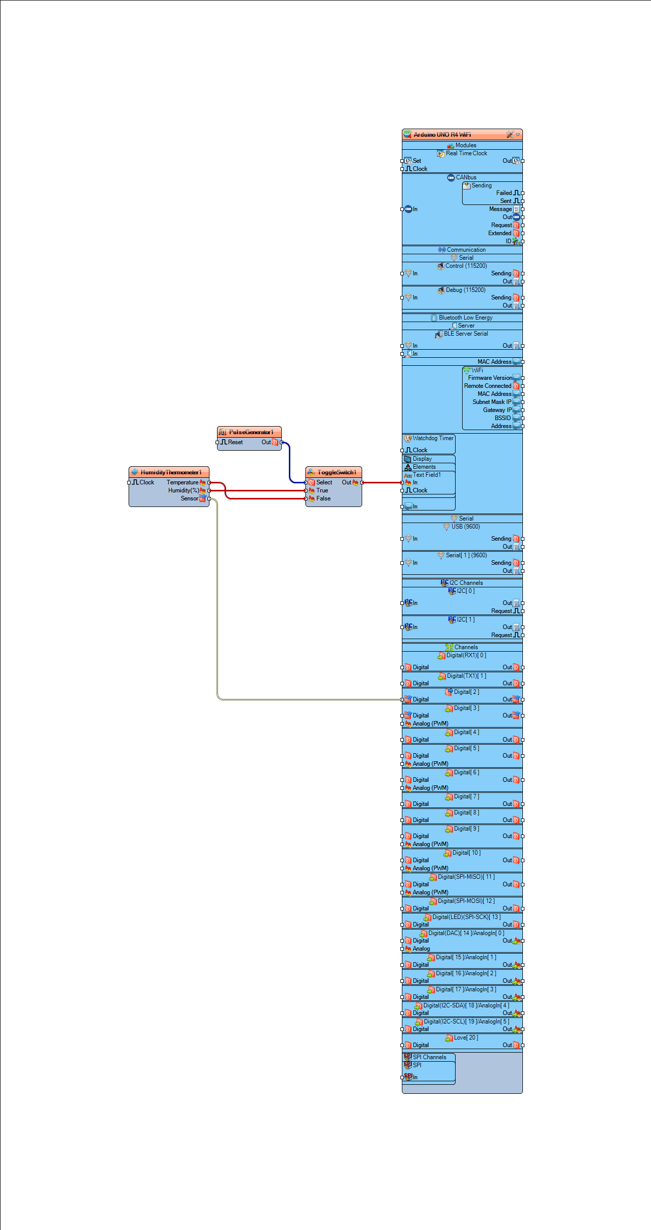 Weather Station Using Arduino Uno R4 Wifi And Visuino Visuino Visual Development For Arduino