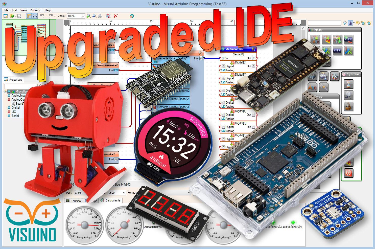 Esp32 C3 Oled Get Time And Date From Internet Visuino Visual Development For Arduino 1503