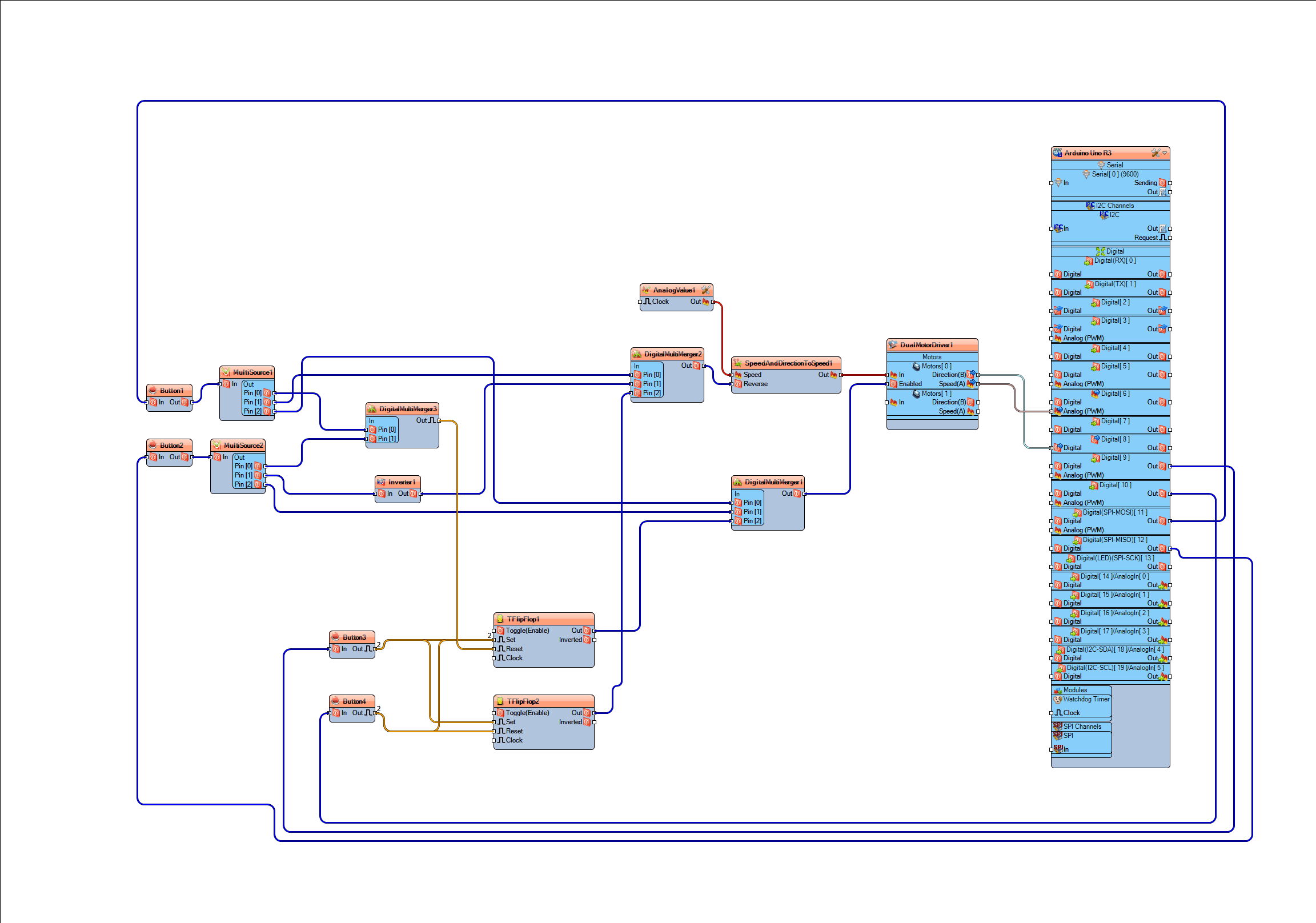 Remote Control a Linear Actuator With Visuino & Arduino - Visuino - Visual Development for Arduino