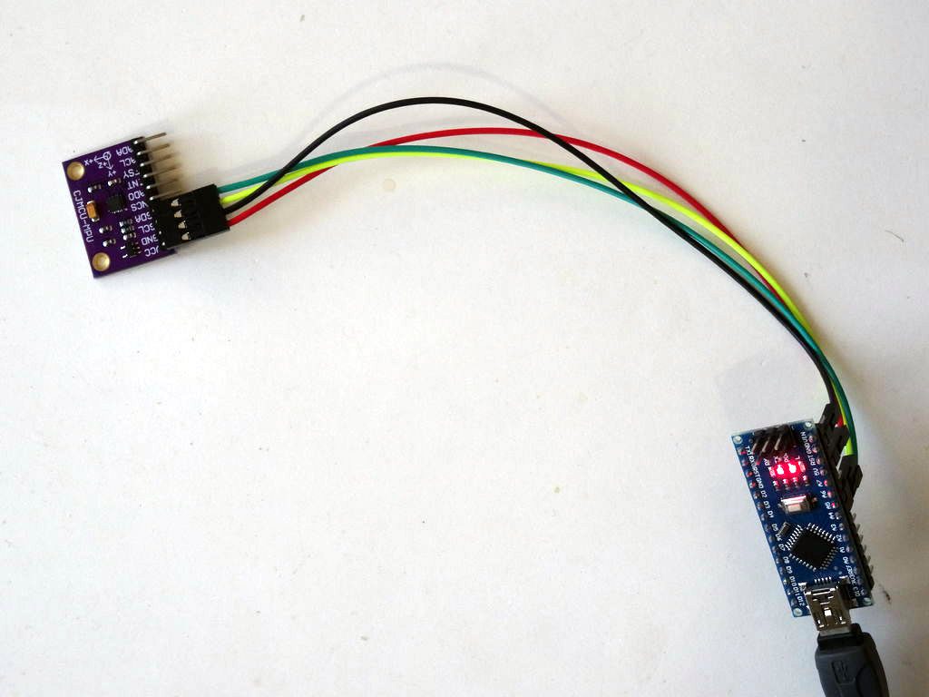 Arduino Nano: Accelerometer Gyroscope Compass MPU9250 I2C Sensor With Visuino | Visuino - Visual ...