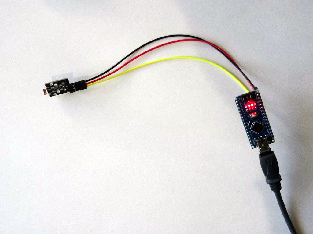 Arduino Nano: Using Passive Photo Resistor Sensor With Visuino - Visuino - Visual Development ...