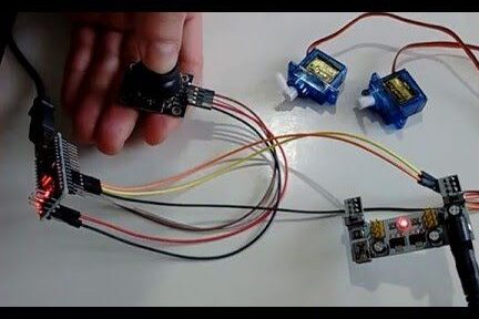 Arduino Nano control motors with joystick - Visuino - Visual Development for Arduino