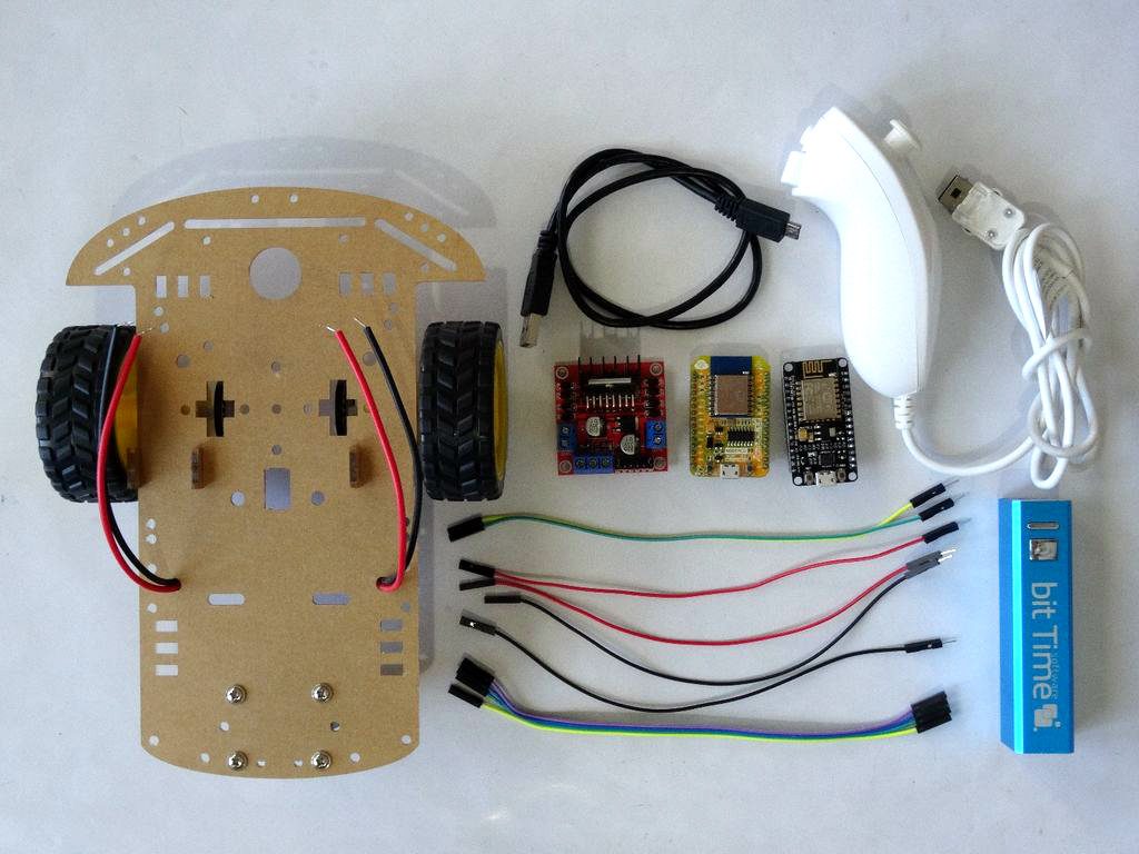 ESP8266 and Visuino: WiFi Remote Control Smart Car Robot With Wii Nunchuck | Visuino - Visual ...