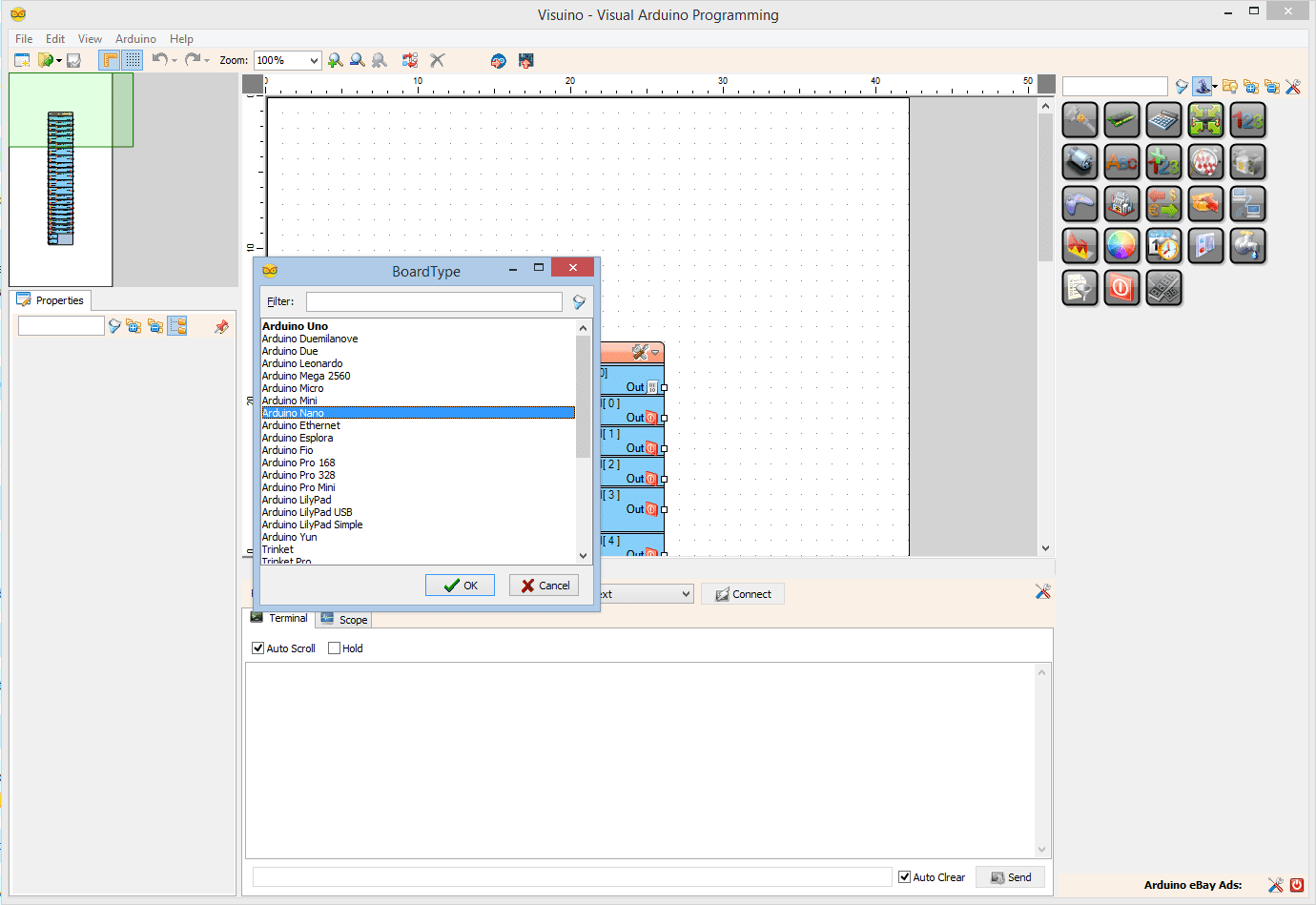Arduino Nano Rotary Encoder With Visuino Visuino Visual Development For Arduino