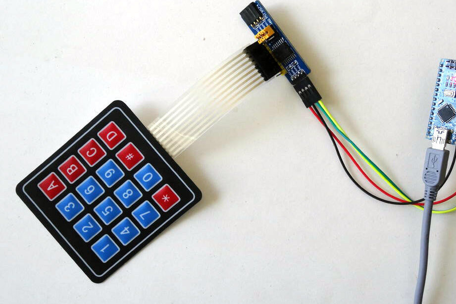 Matrix Keypad - Visuino - Visual Development for Arduino