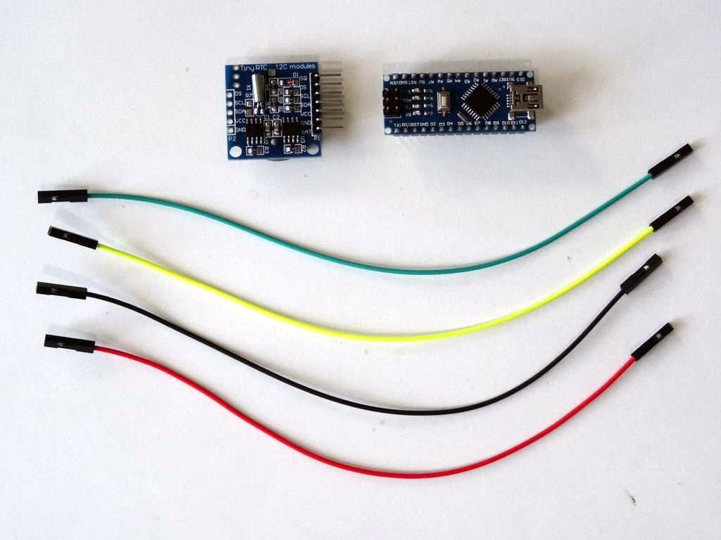 Arduino Nano Ds1307 Real Time Clockrtc With Visuino Visuino Visual Development For Arduino
