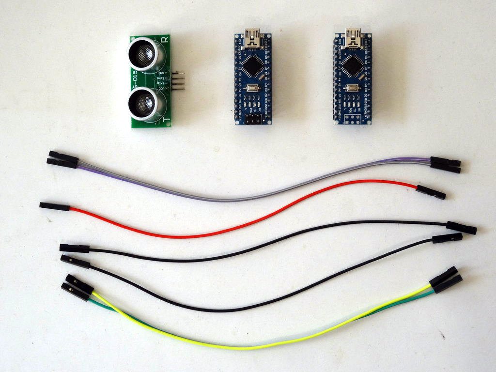 I2c Communication Between Two Arduino Boards With Visuino I2c Ultrasonic Ranger Visuino