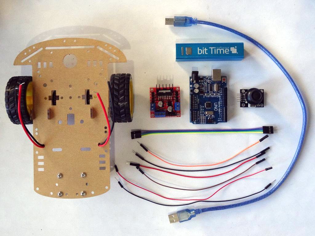 Arduino Uno and Visuino: Control Smart Car Robot With Joystick and L298N Motor Driver - Visuino ...