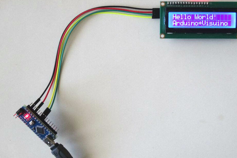 Arduino display tutorial - Visuino - Visual Development for Arduino