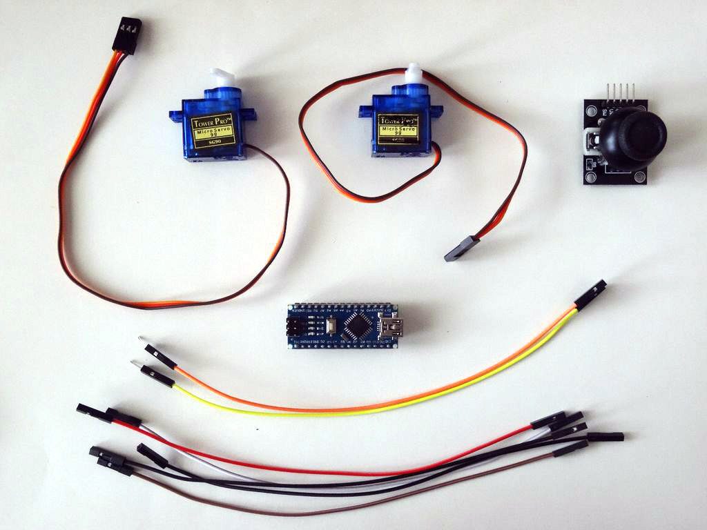 Arduino Nano and Visuino: Control Servos With Joystick - Visuino - Visual Development for Arduino