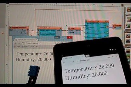 NodeMCU ESP8266 Project - Visuino - Visual Development for Arduino