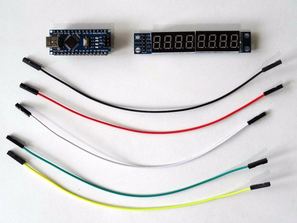 Arduino Nano: Analog 7 Segment MAX7219 Display With Visuino - Visuino - Visual Development for ...