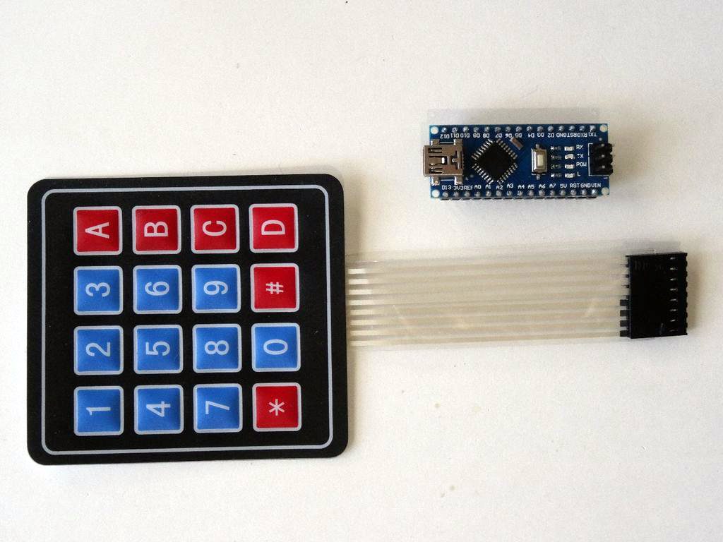 Arduino Nano: Matrix Keypad With Visuino | Visuino - Visual Development for Arduino