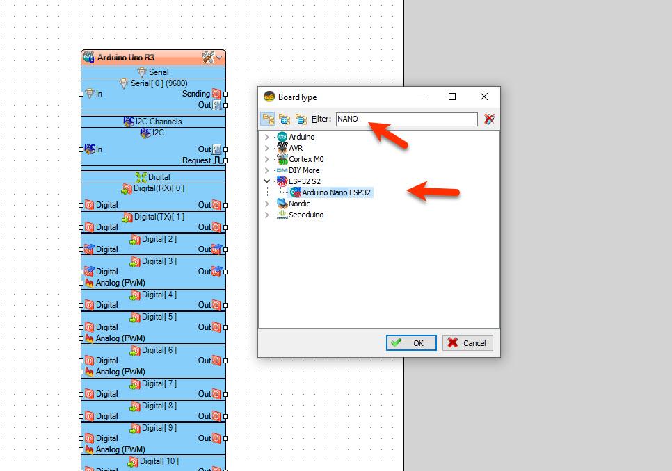 Arduino Nano Esp32 How To Blink An Led Using Visuino Visual Programming