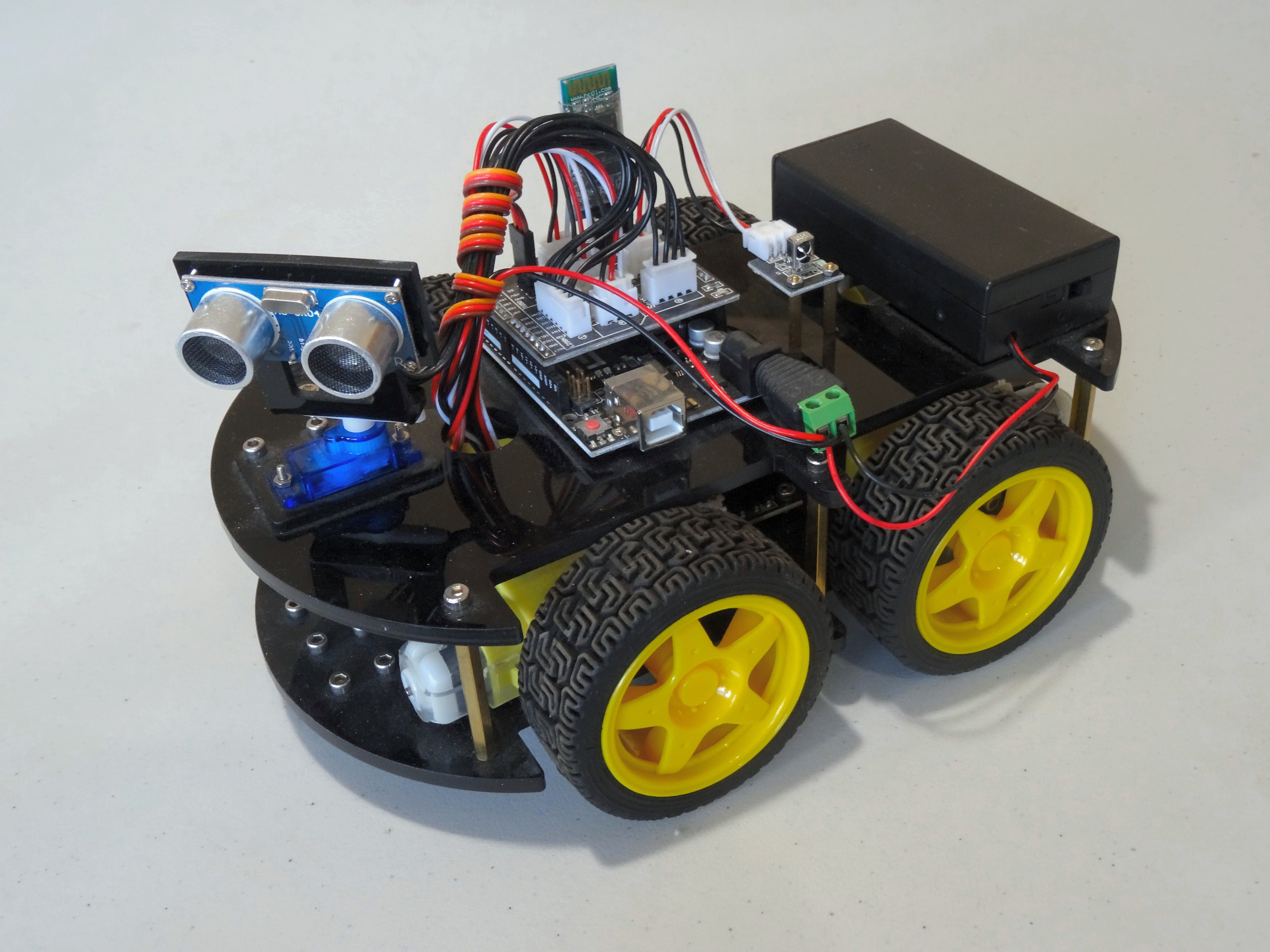 Assemble Elegoo Arduino Robot Version 2.0 | Visuino - Visual Development for Arduino